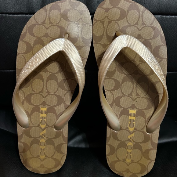 Coach | Shoes | Coach Flip Flops Size 8 | Poshmark